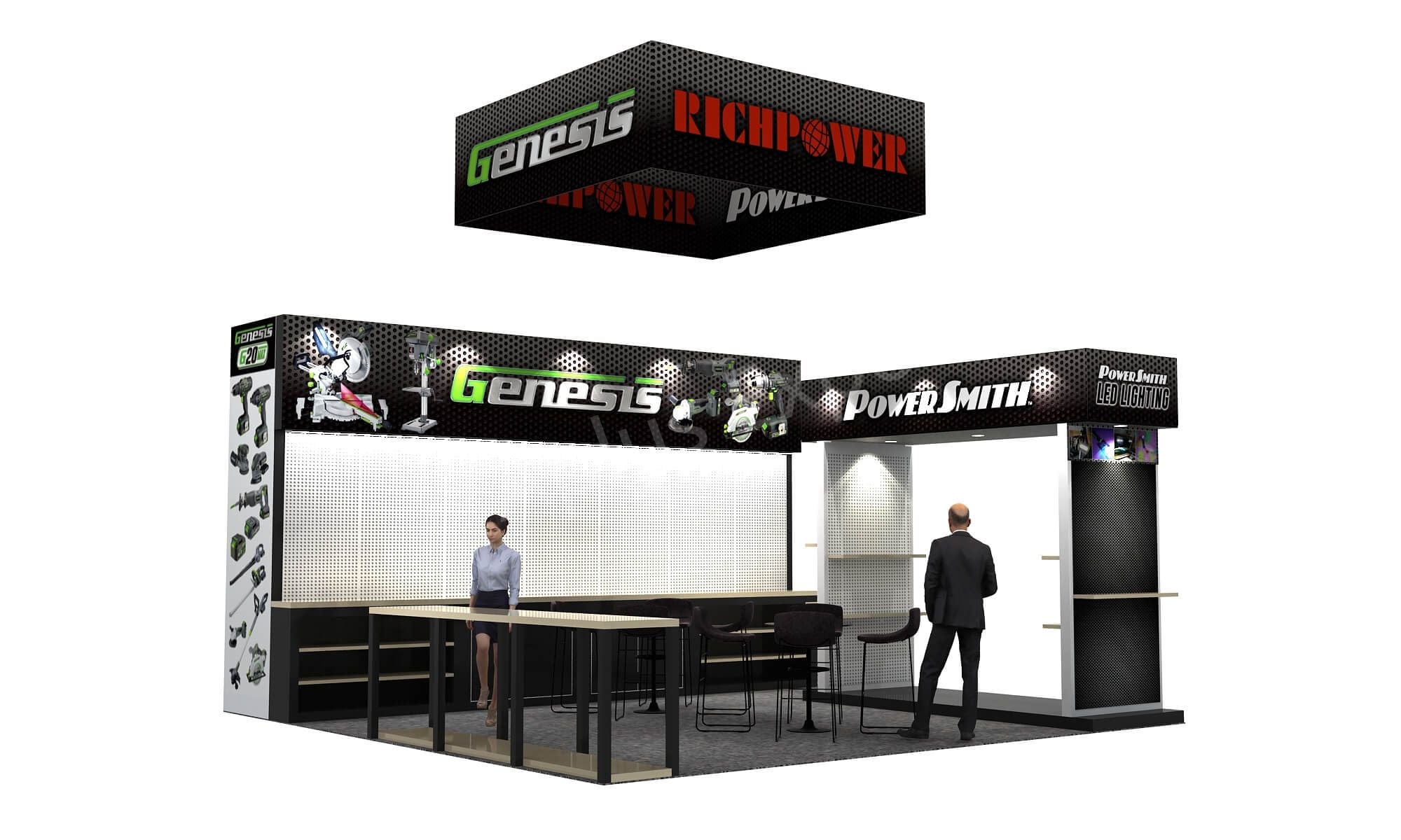Richpower 20′x20′ NHS2023 Booth - aplusexpo